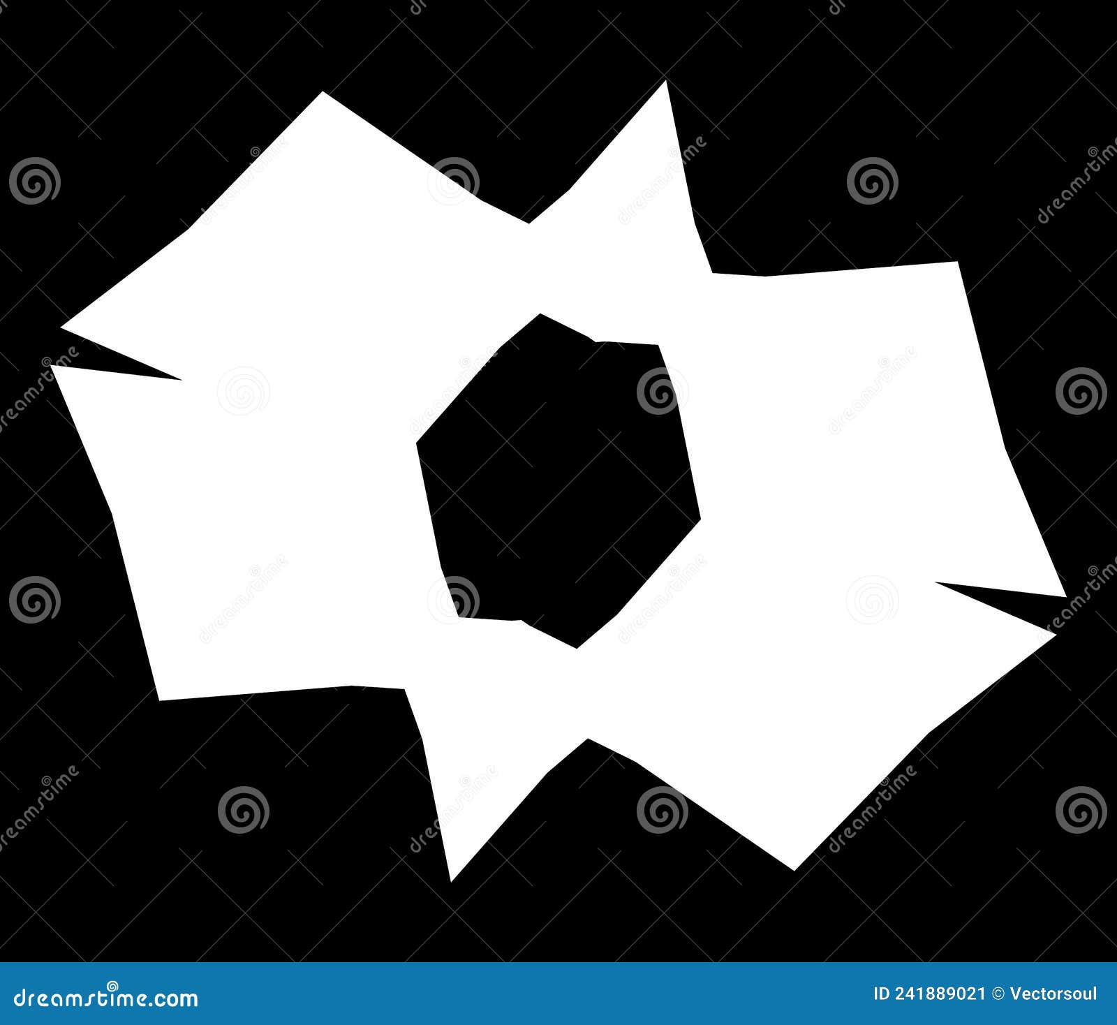 Simple Abstract Geometric Forms, Shapes. Random, Angular Vetor Design ...