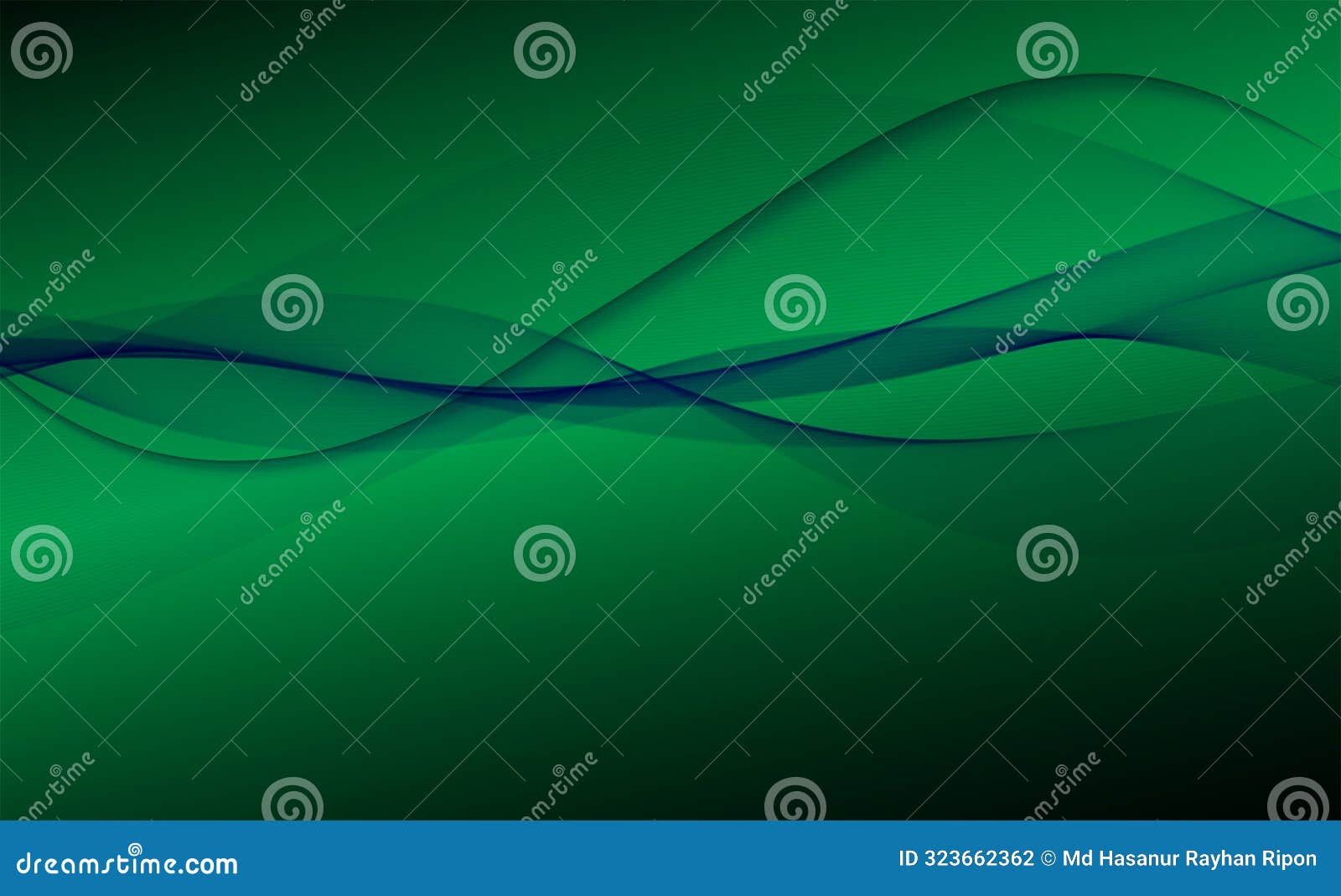 Simple Abstract Green Wallpaper with a Green Background Stock Vector ...