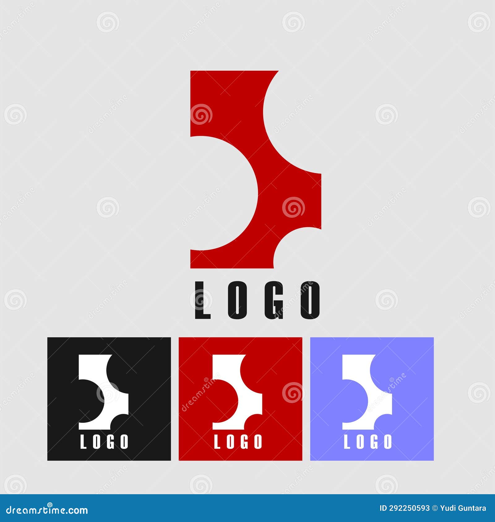 Simple Abstract Logo Concept Stock Illustration - Illustration of ...
