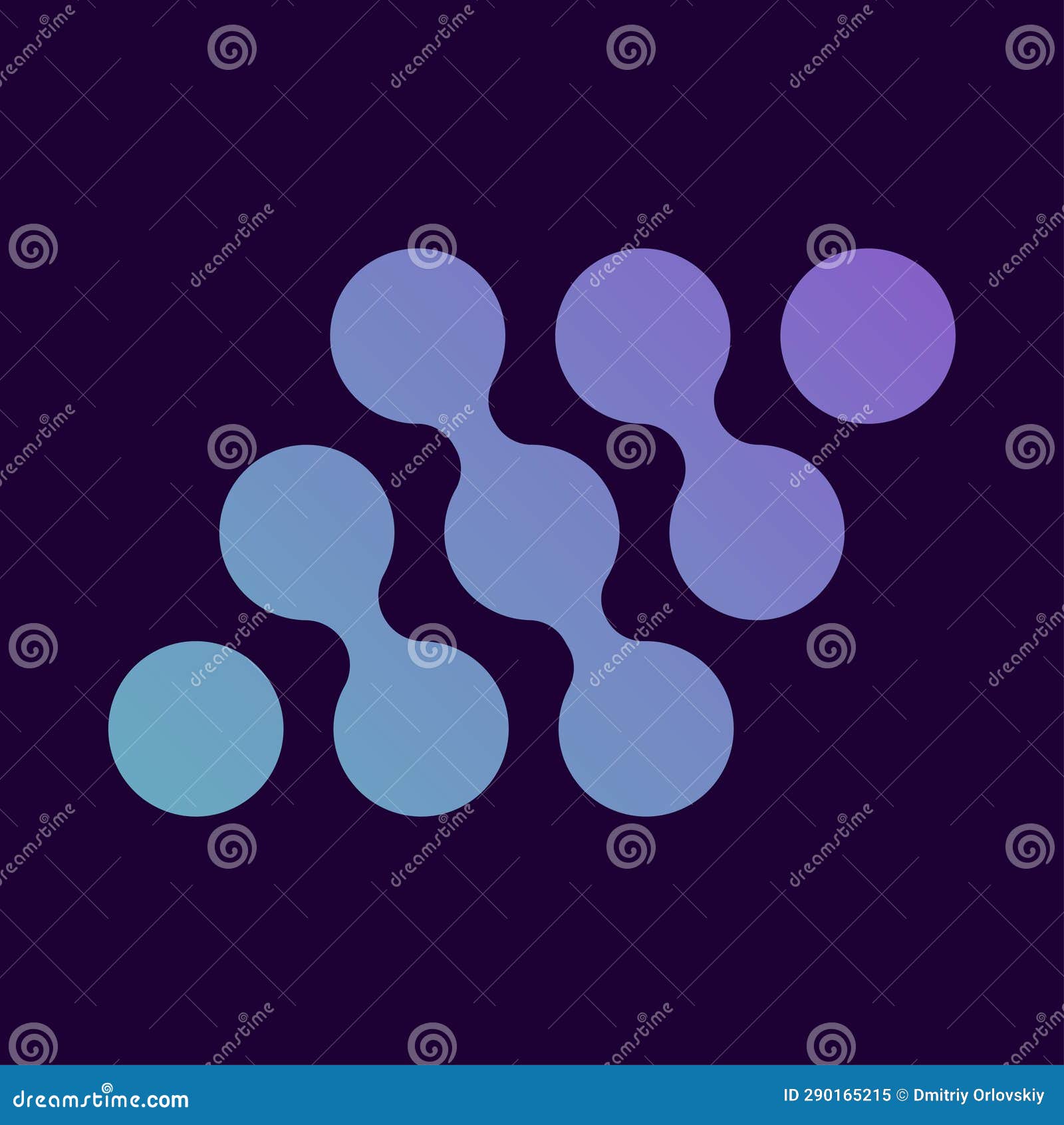 Simple Abstract Logo Design Template. Creative Technology Colored Logo ...