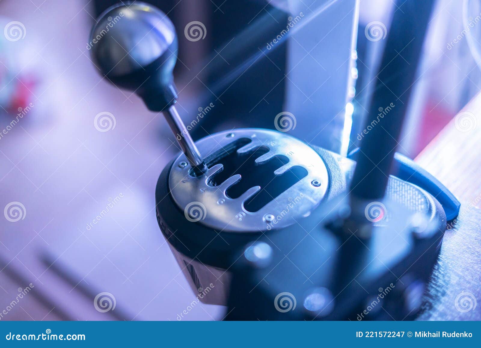 A Simple Abstract Manual Stick Shift of a Car Gear Box, Auto Eight ...
