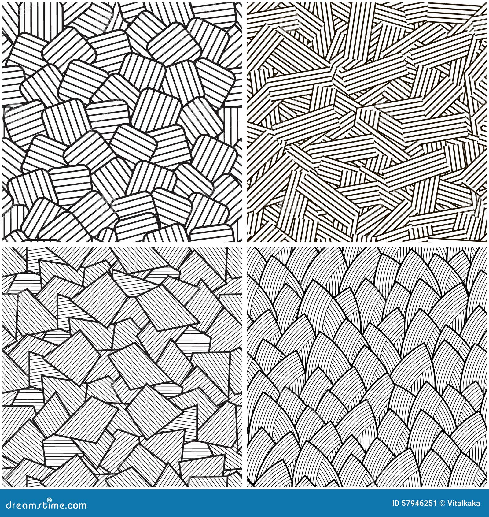 Simple Abstract Ornamental Texture Stock Vector - Illustration of ...