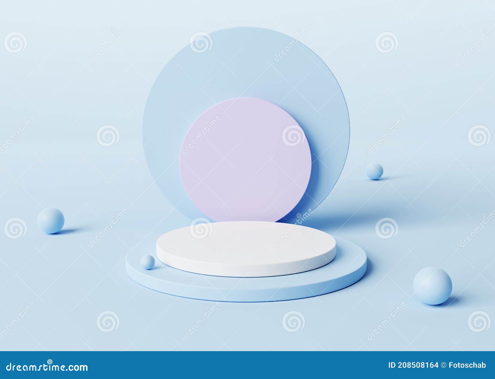 Abstract Podium Metal Bleu GlowingHexagon Lin On Triangle. 3d ...