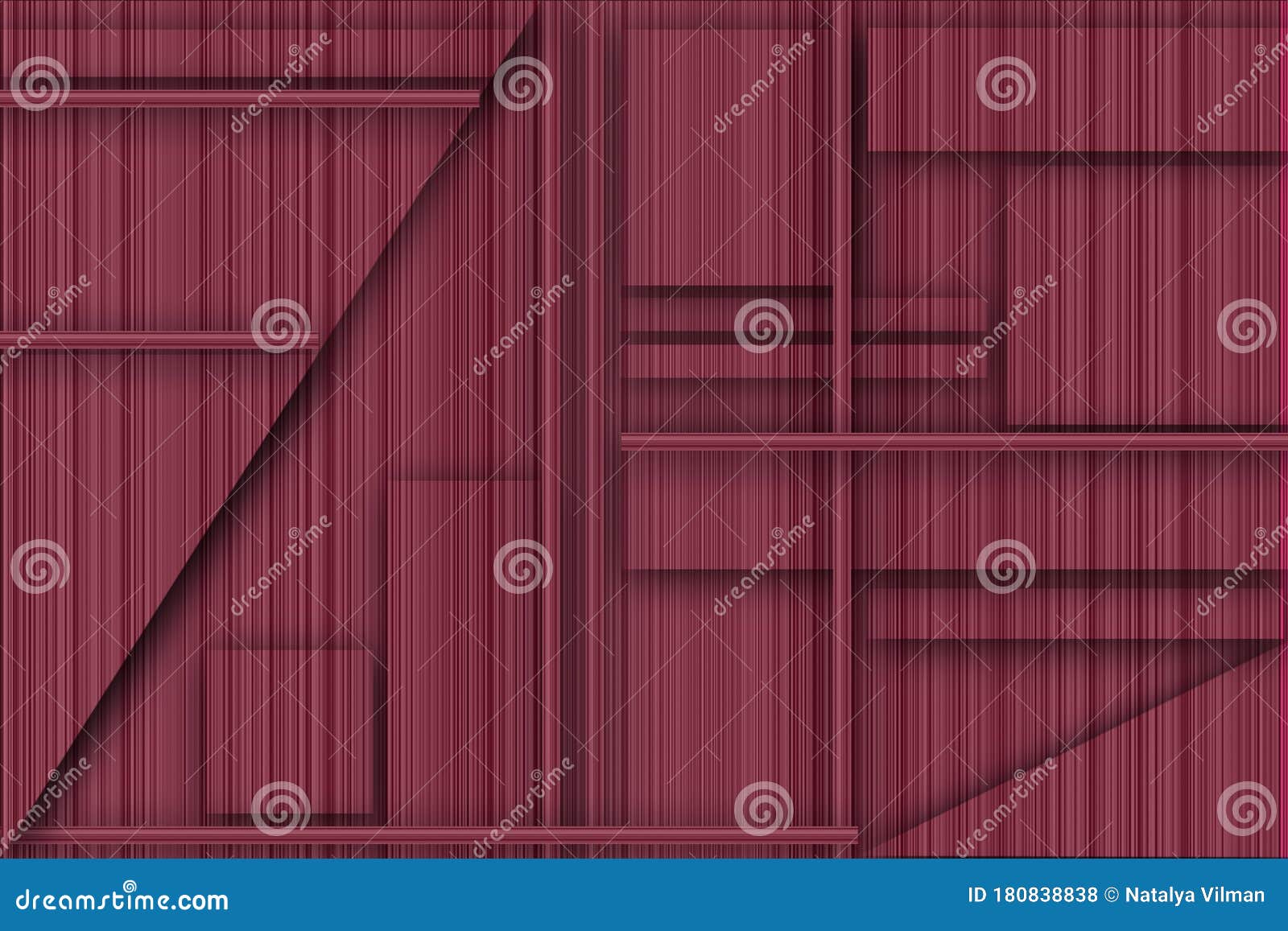 Simple Abstract Raspberry Background with Texture, Volumetric Geometric ...