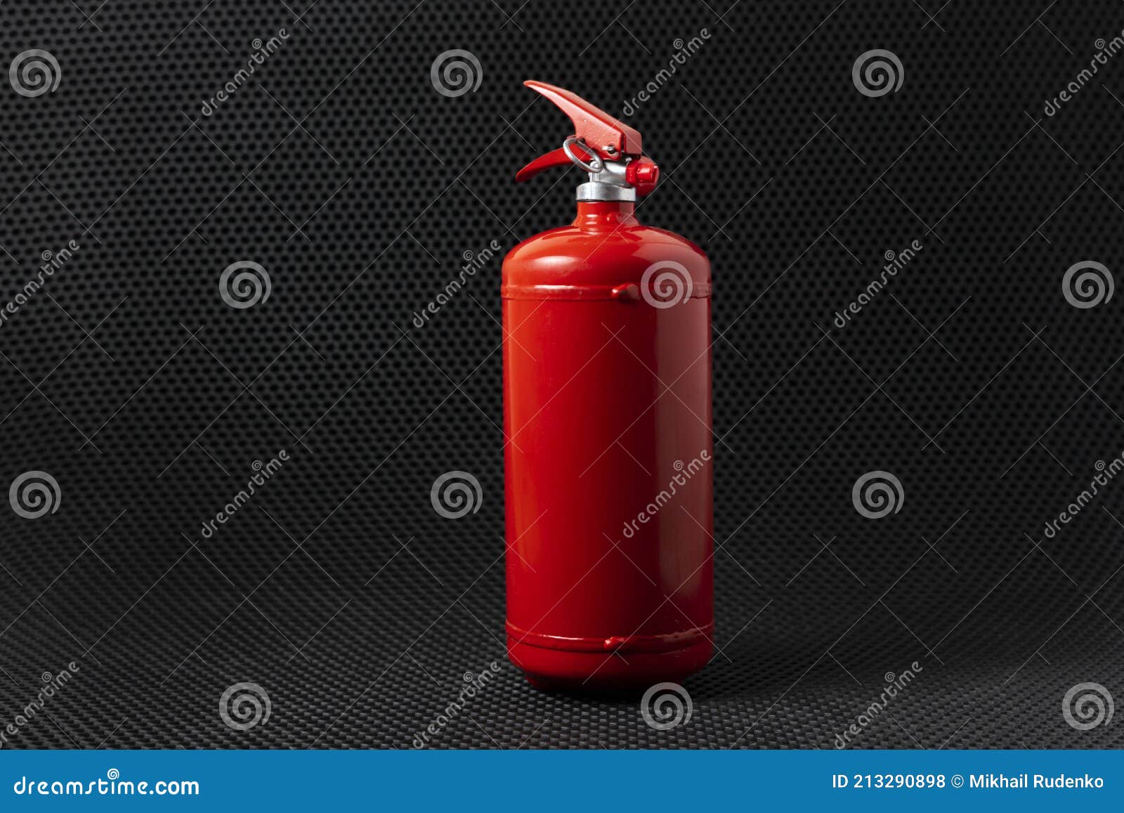A Simple Abstract Red Fire Extinguisher Isolated, Safety Problem ...