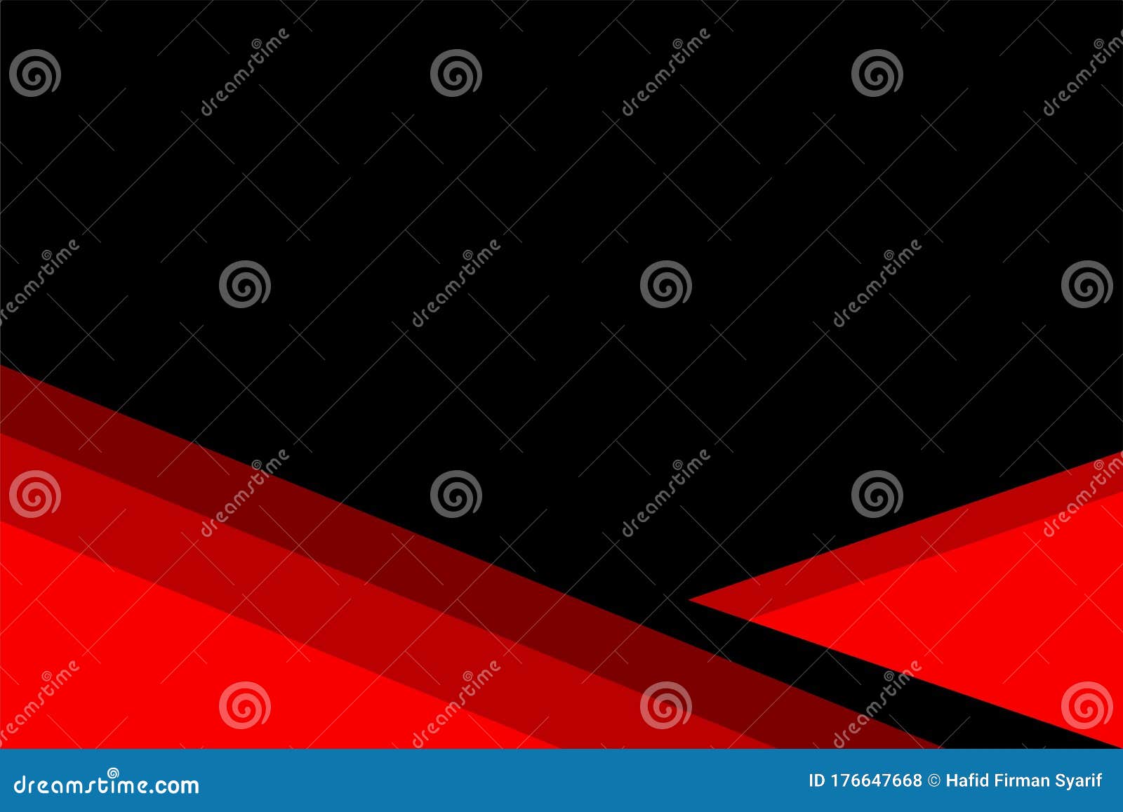 Simple Abstract Red Geometric Background Design Template Vector Stock ...