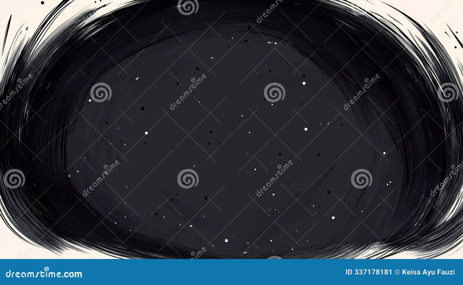 A Simple, Abstract Representation of a Starry Night Sky with Scattered ...
