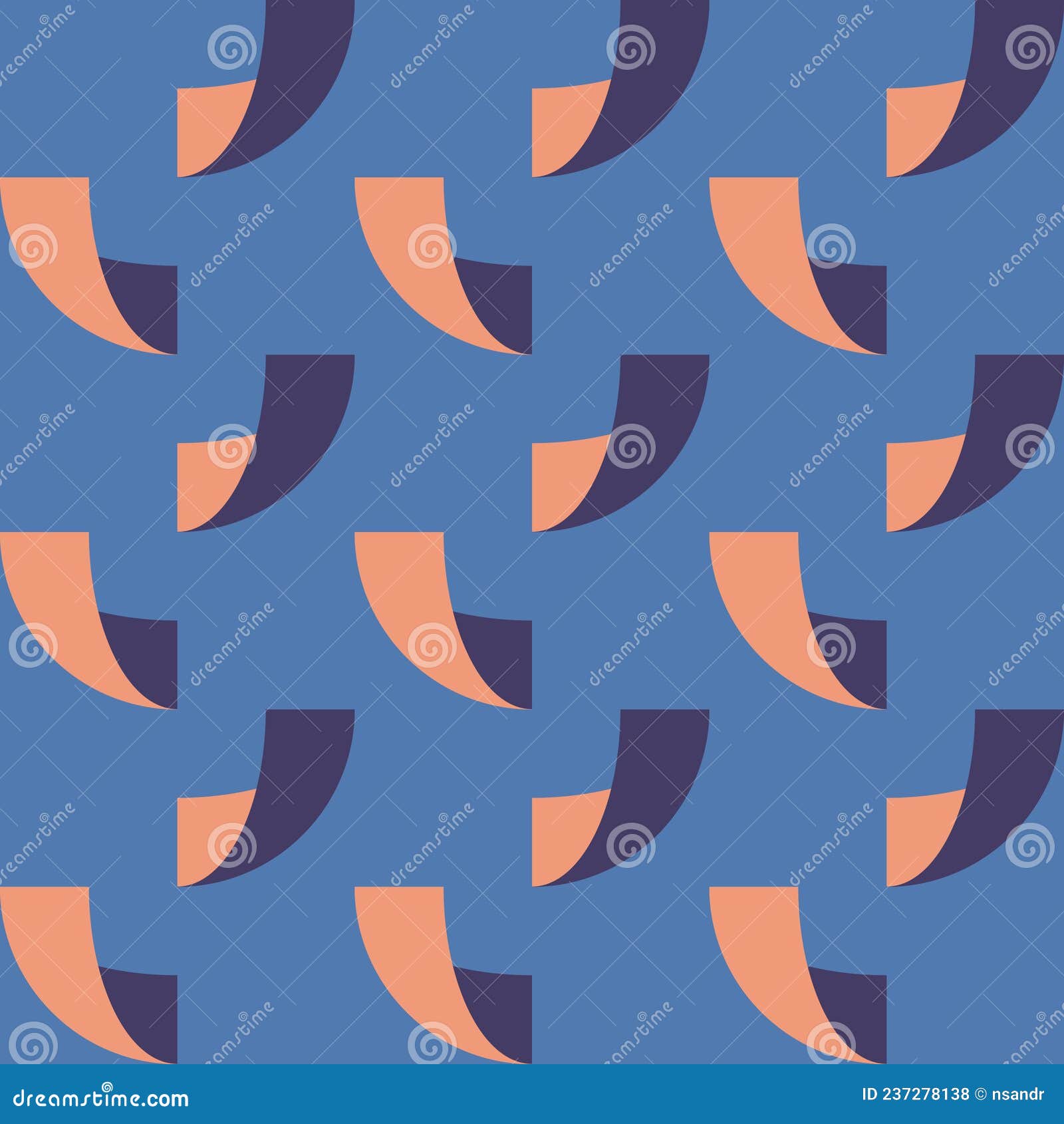 Simple Abstract Seamless Pattern - Accent for Any Surfaces Stock Vector ...