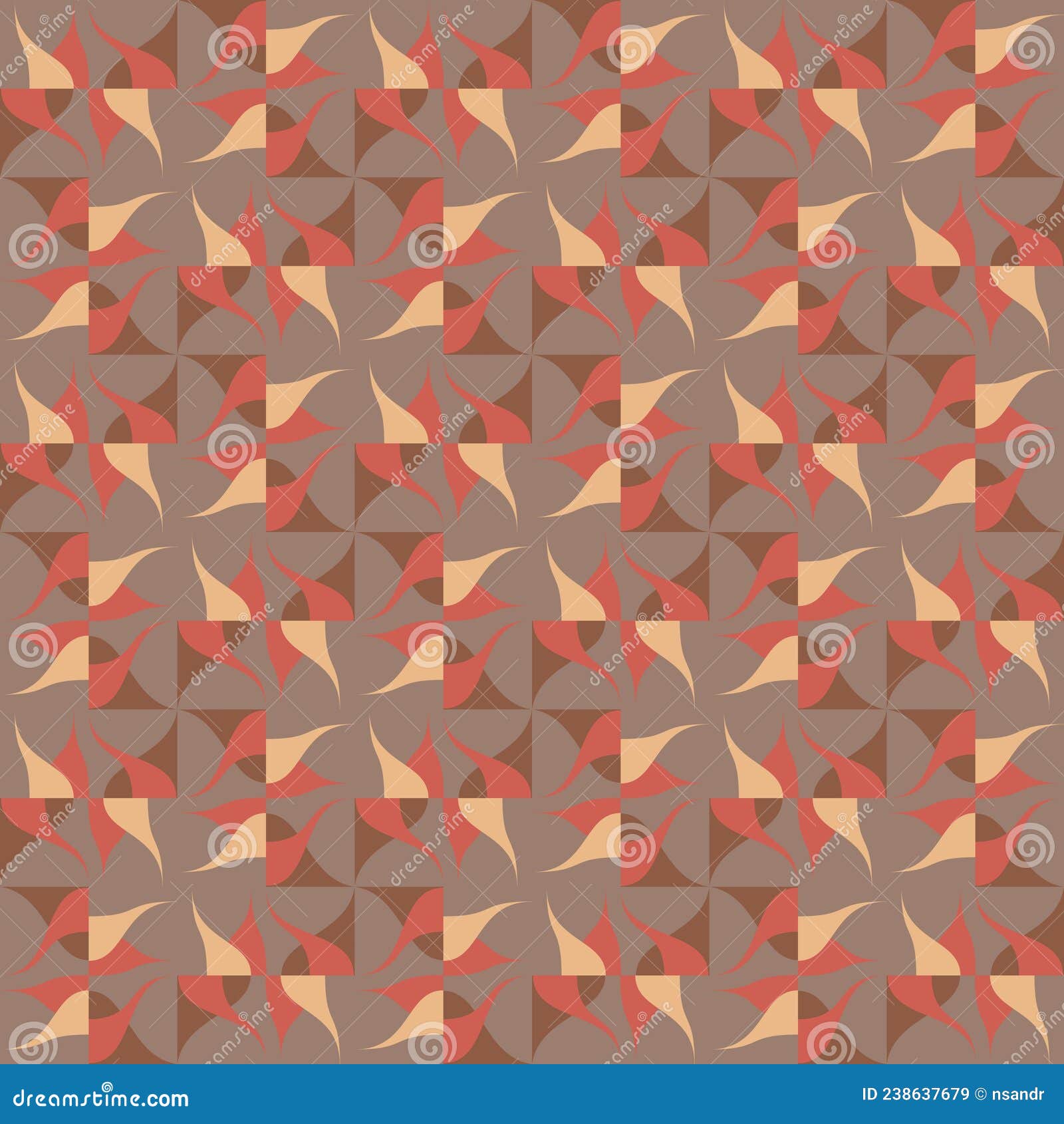 Simple Abstract Seamless Pattern - Accent for Any Surfaces Stock Vector ...