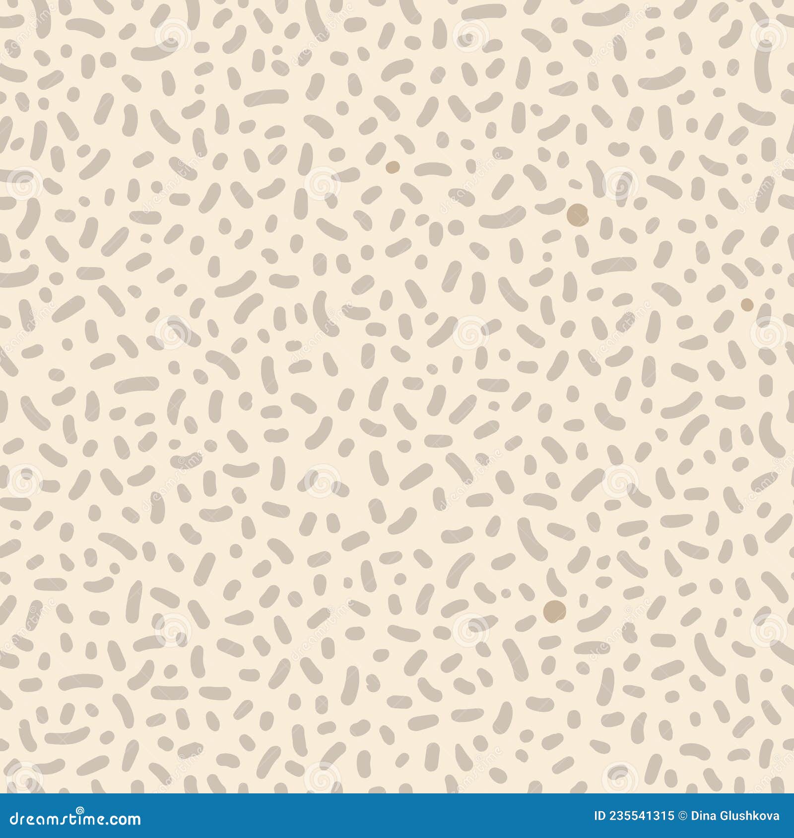 Simple Abstract Seamless Pattern with Random Spots, Like Rice. Stock ...