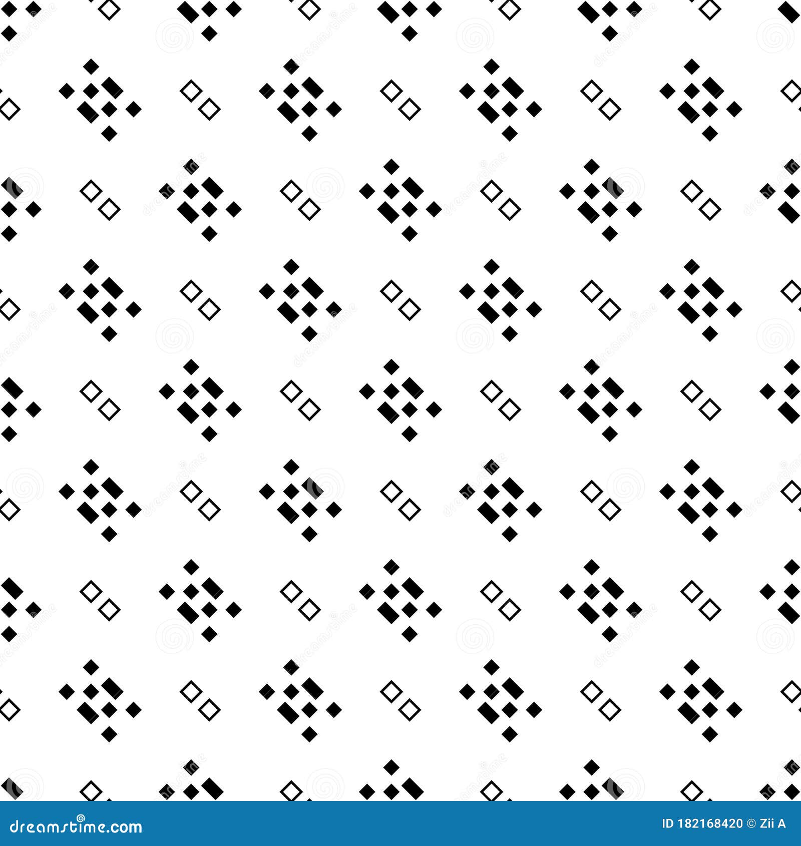 Simple Abstract Square Rhombus Rectangle Diagonal Seamless Pattern ...