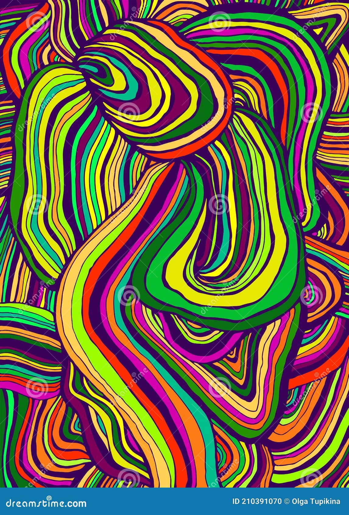 Colorful Psychedelic Hippie Alphabet Isolated On White Stock Image ...