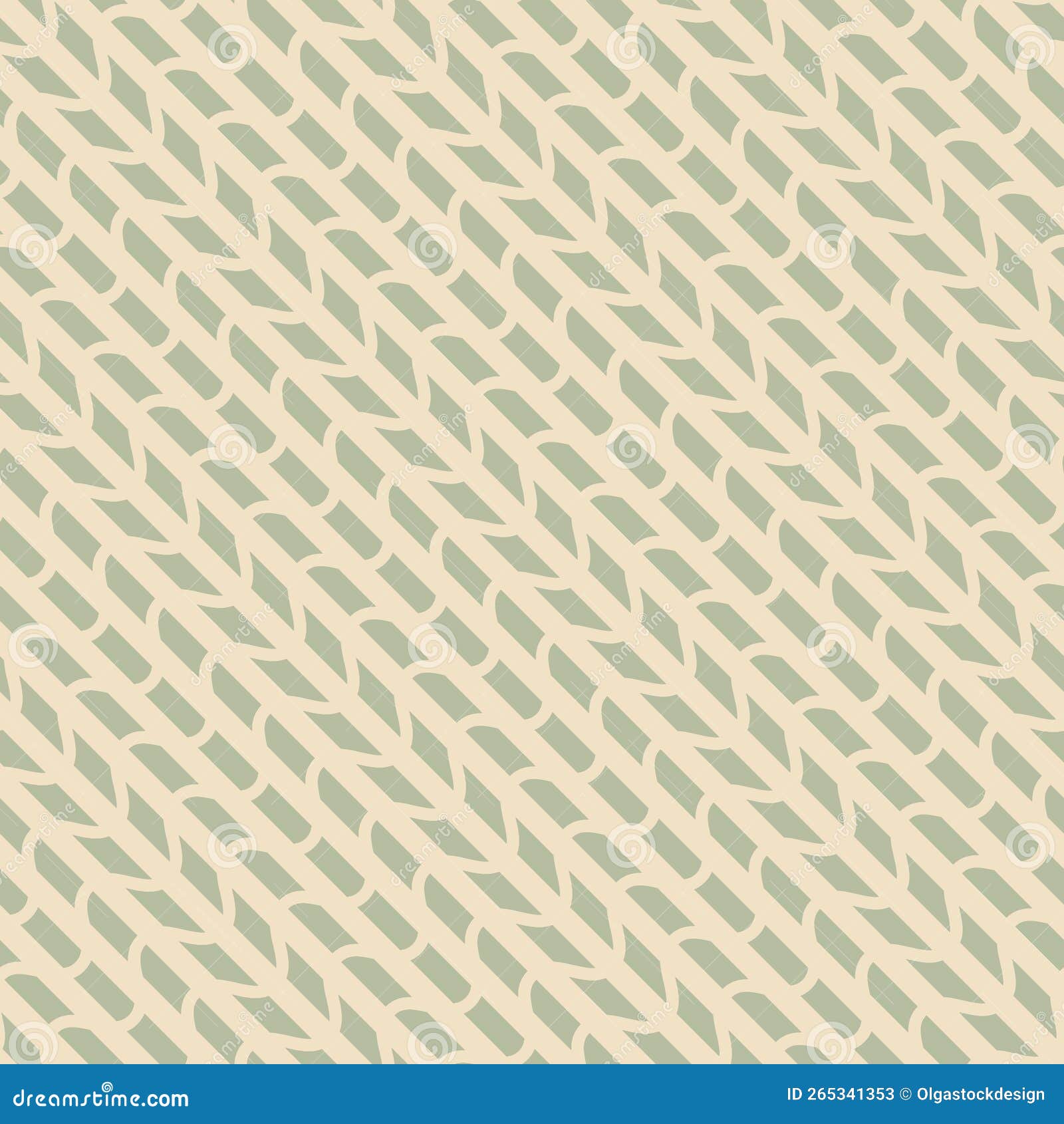 Simple Abstract Vector Geometric Seamless Pattern with Wavy Shapes ...