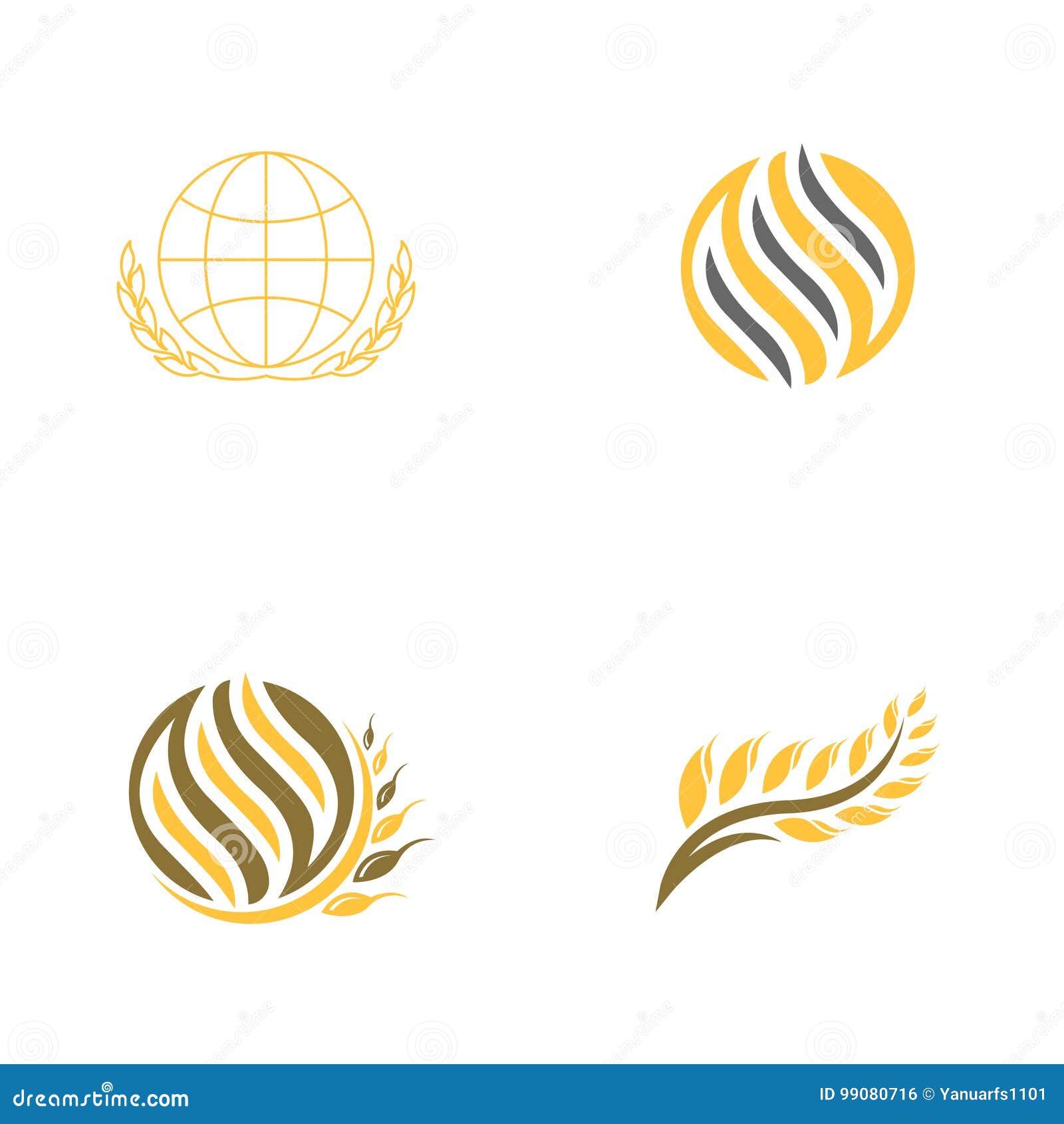 Wheat Logo stock vector. Illustration of graphic, wheat - 99080716