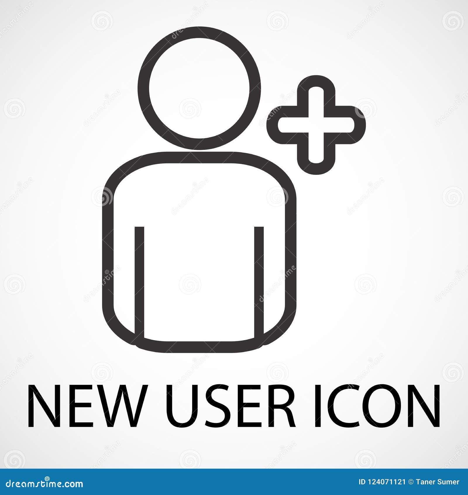 Simple Add New User Icon, Vector Stock Vector - Illustration of client ... Simple Add New User Icon, Vector Stock Vector - Illustration of client ...