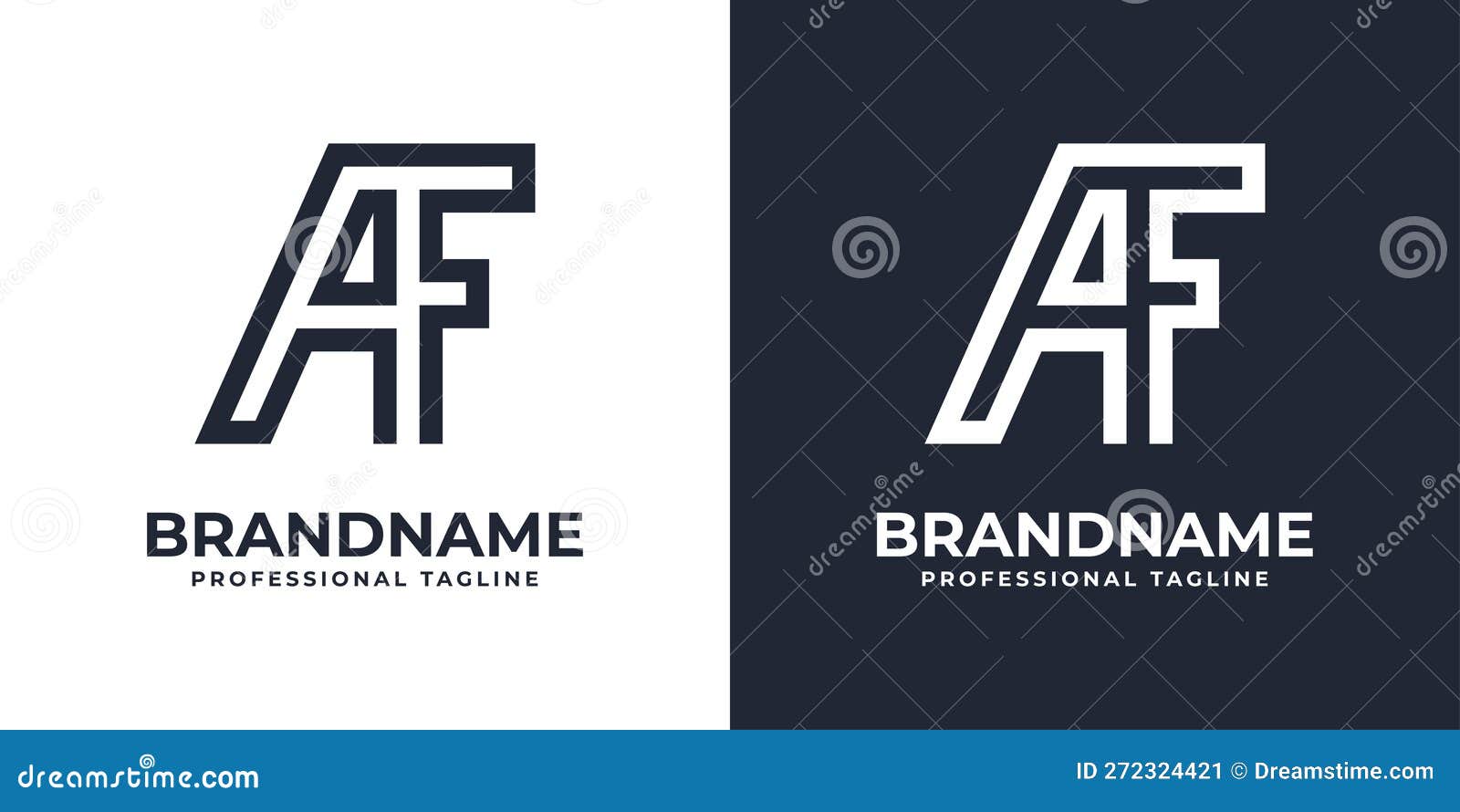Simple AF Monogram Logo, Suitable for Any Business with AF or FA ...
