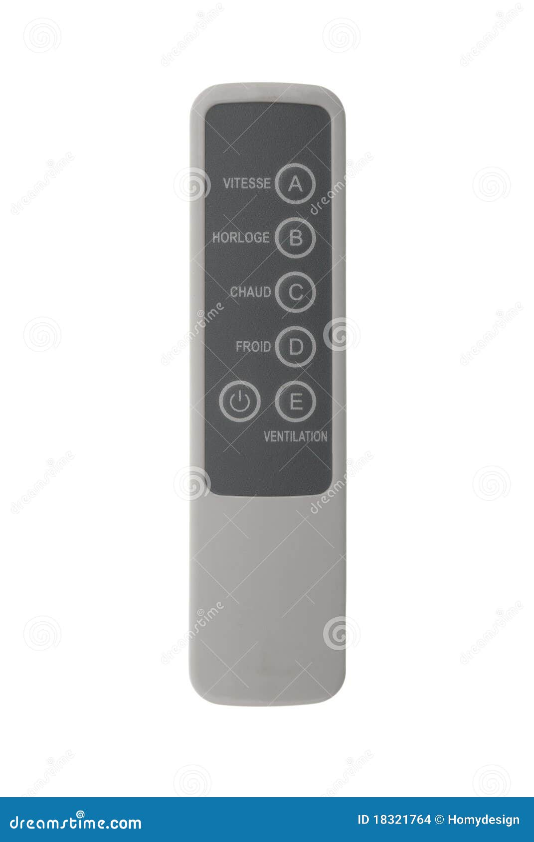 Simple Air Conditioner Remote Stock Photo - Image of button, isolated ...