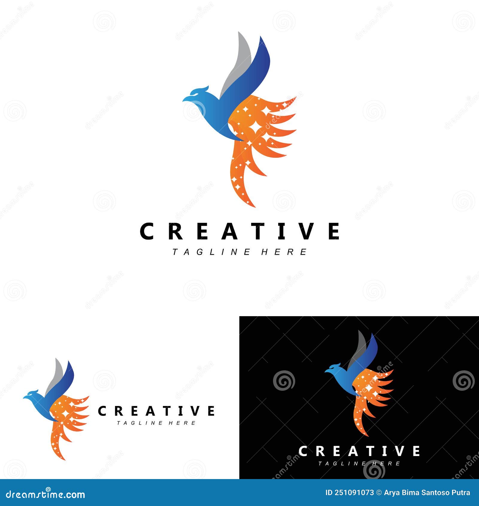 Simple Animal Bird Icon Vector Logo Stock Vector - Illustration of ...