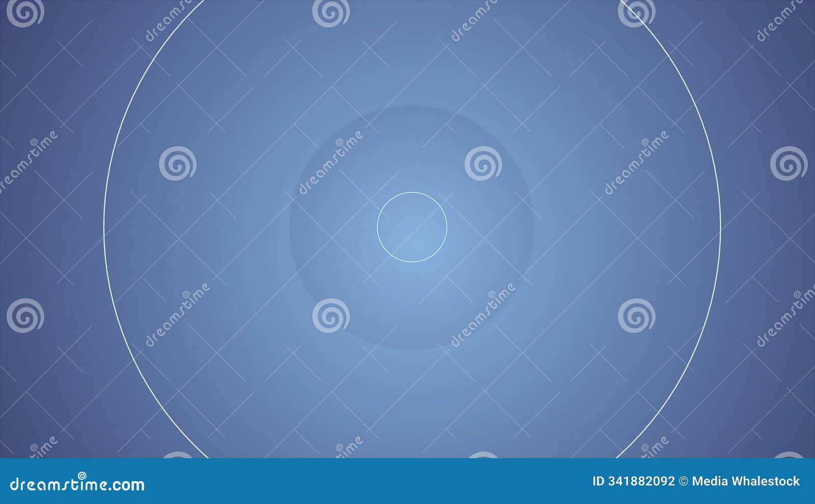 Background With Pulsating Waves Of Circles. Motion. Simple Animation ...