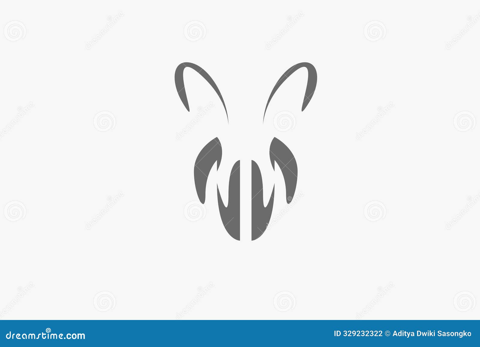 Simple ant face logo stock vector. Illustration of organ - 329232322