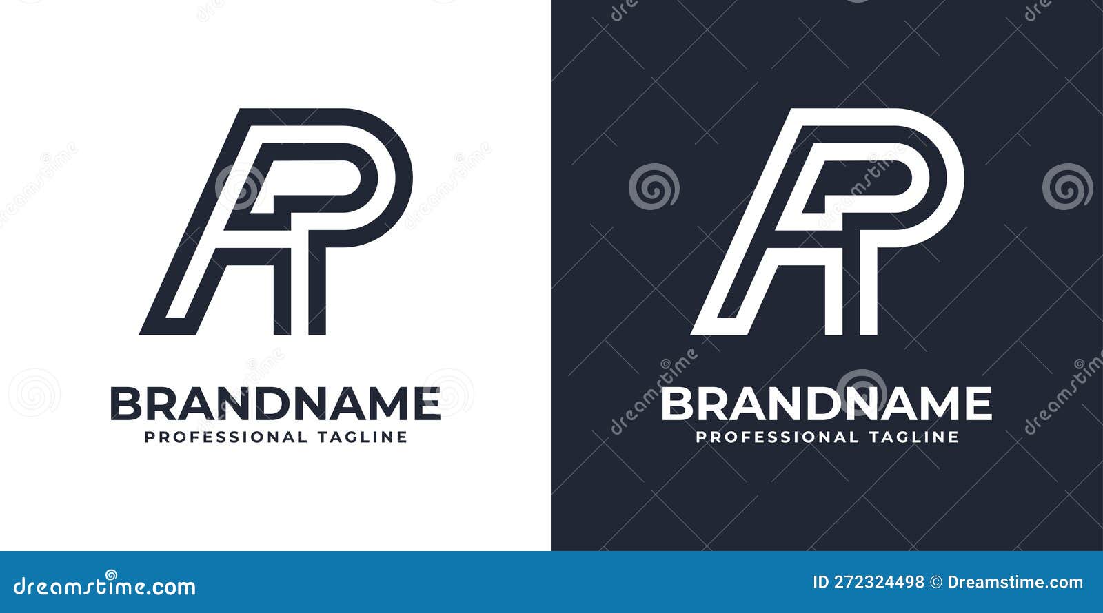 Simple AP Monogram Logo, Suitable for Any Business with AP or PA ...