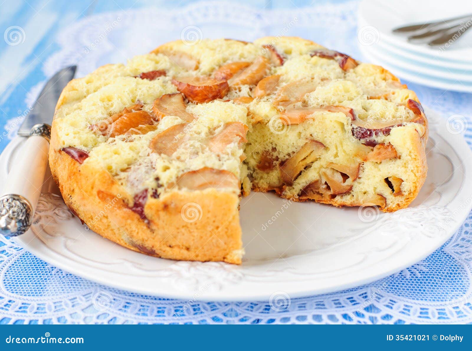 Simple Apple Pie stock image. Image of bright, apple - 35421021