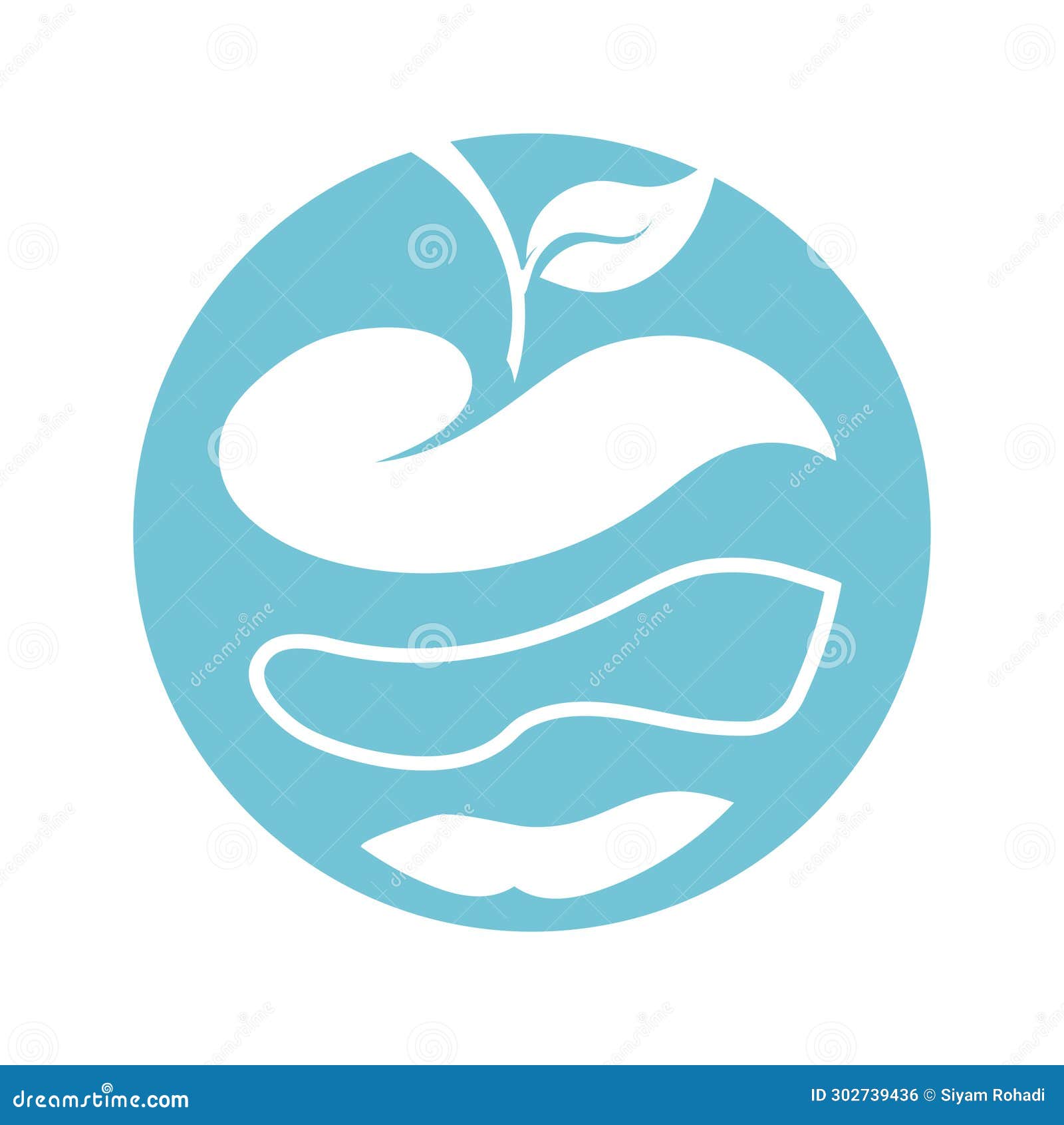 Simple apple vector image stock vector. Illustration of apple - 302739436