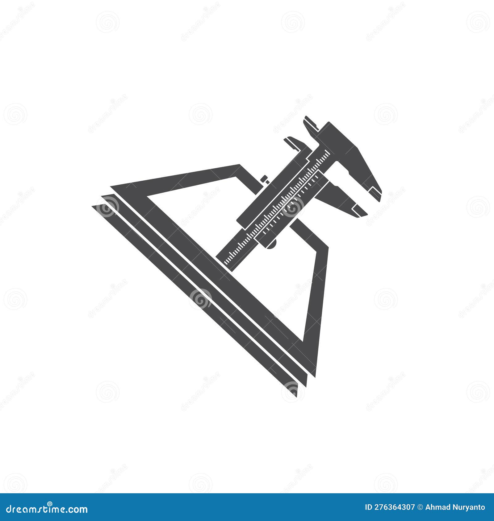 Simple and Applicable Illustration of Caliper Stock Illustration ...