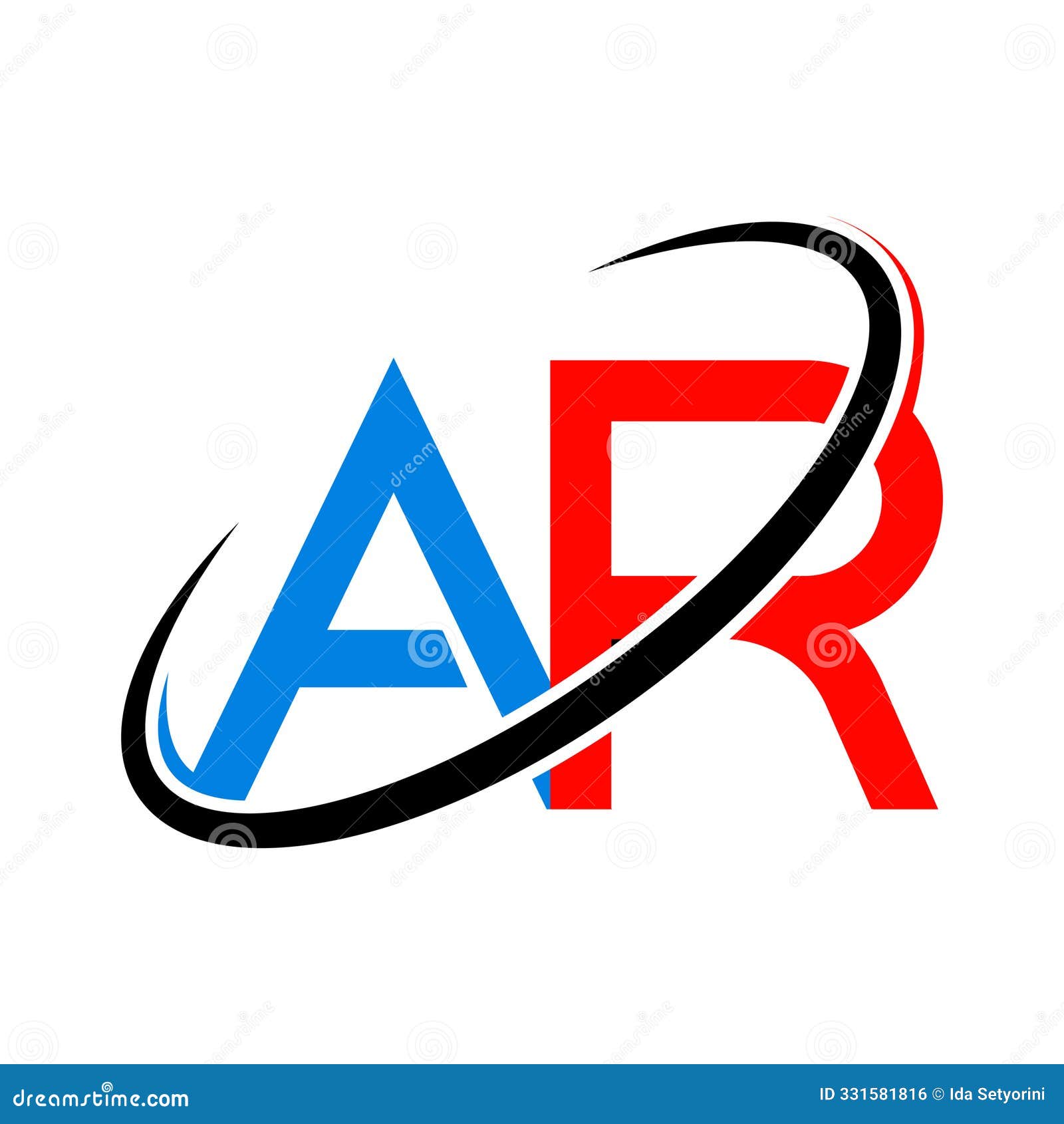 Simple ar letter logo stock illustration. Illustration of letter ...