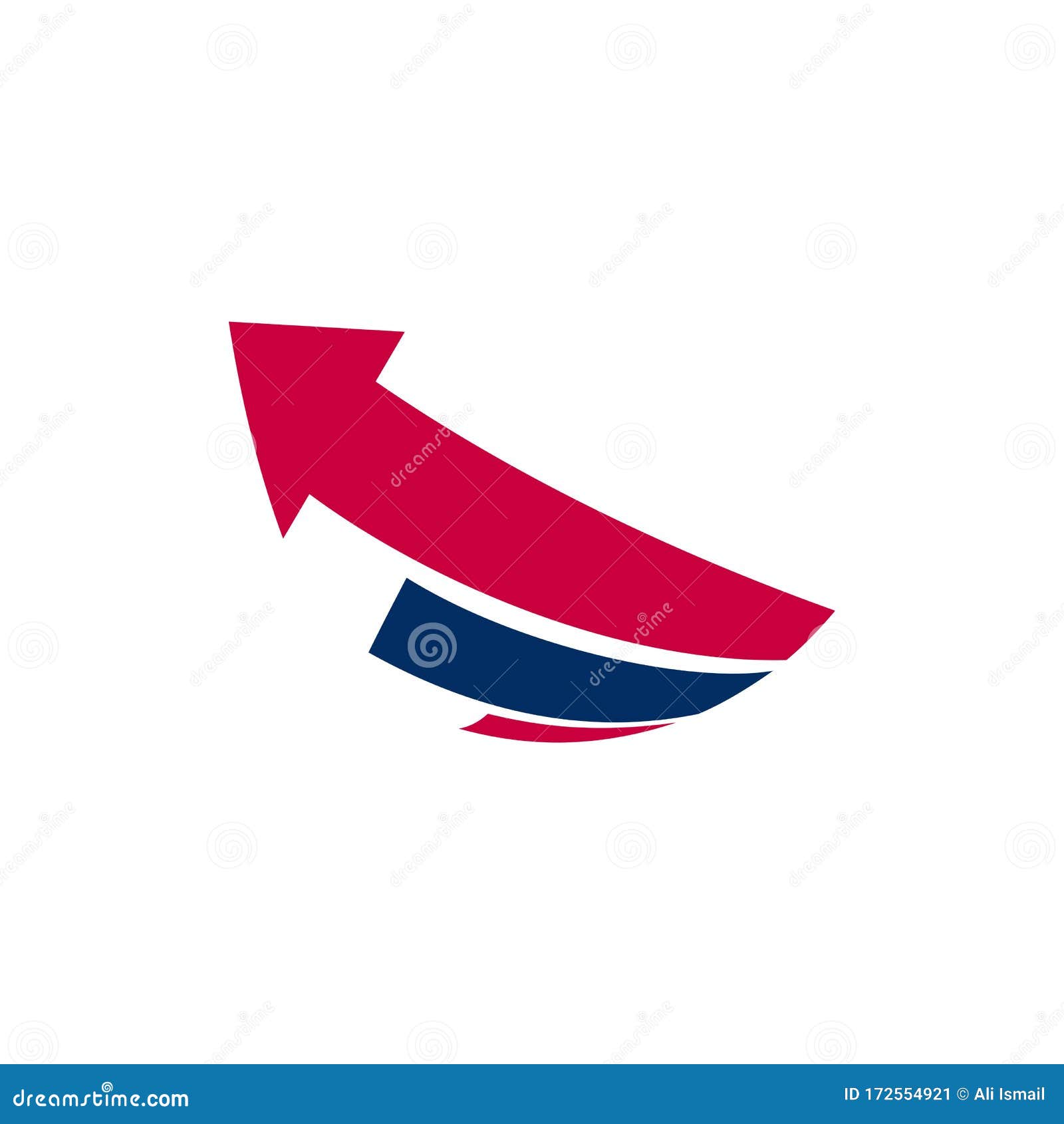 Simple arrow logo stock vector. Illustration of element - 172554921