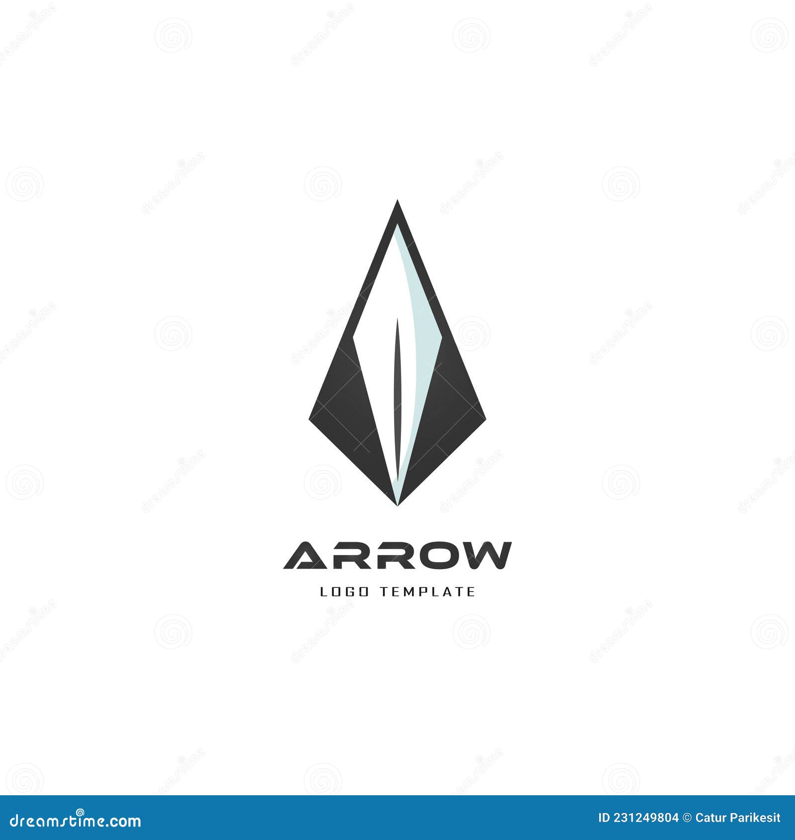 Simple Arrow Logo Vector Design Template Illustration Stock Vector ...
