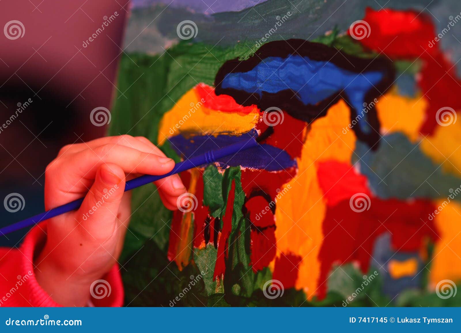 Simple Art stock image. Image of paint, personal, person - 7417145