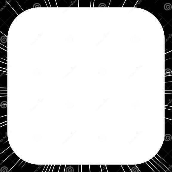 Simple Artistic Flyer Background with Rounded Rectangle Over Bur Stock ...