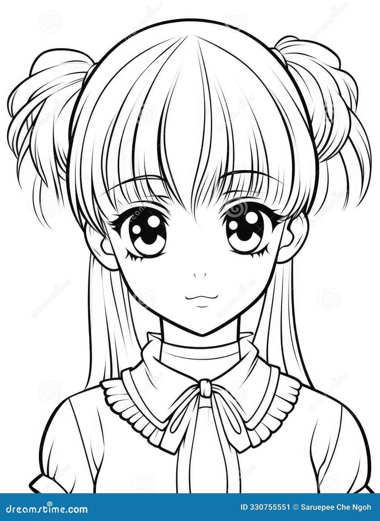 Simple Astronaut Coloring Page For Kids With Only Basic Outlines A ...