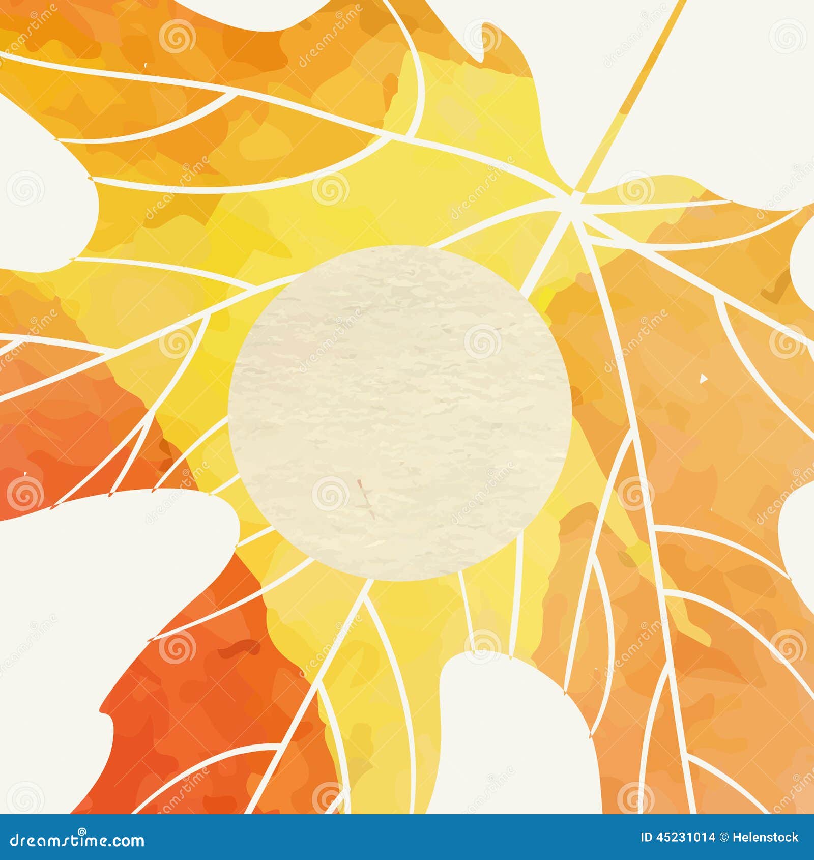 Simple Autumn Background stock vector. Illustration of colorful - 45231014