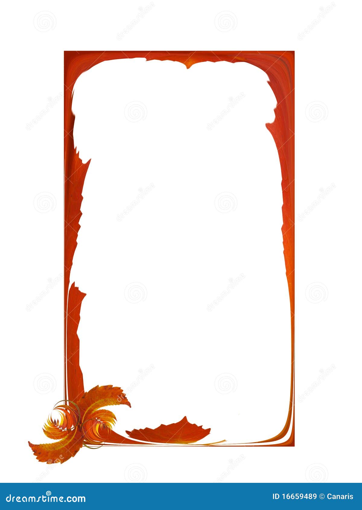 Simple autumn frame stock illustration. Illustration of rusty - 16659489