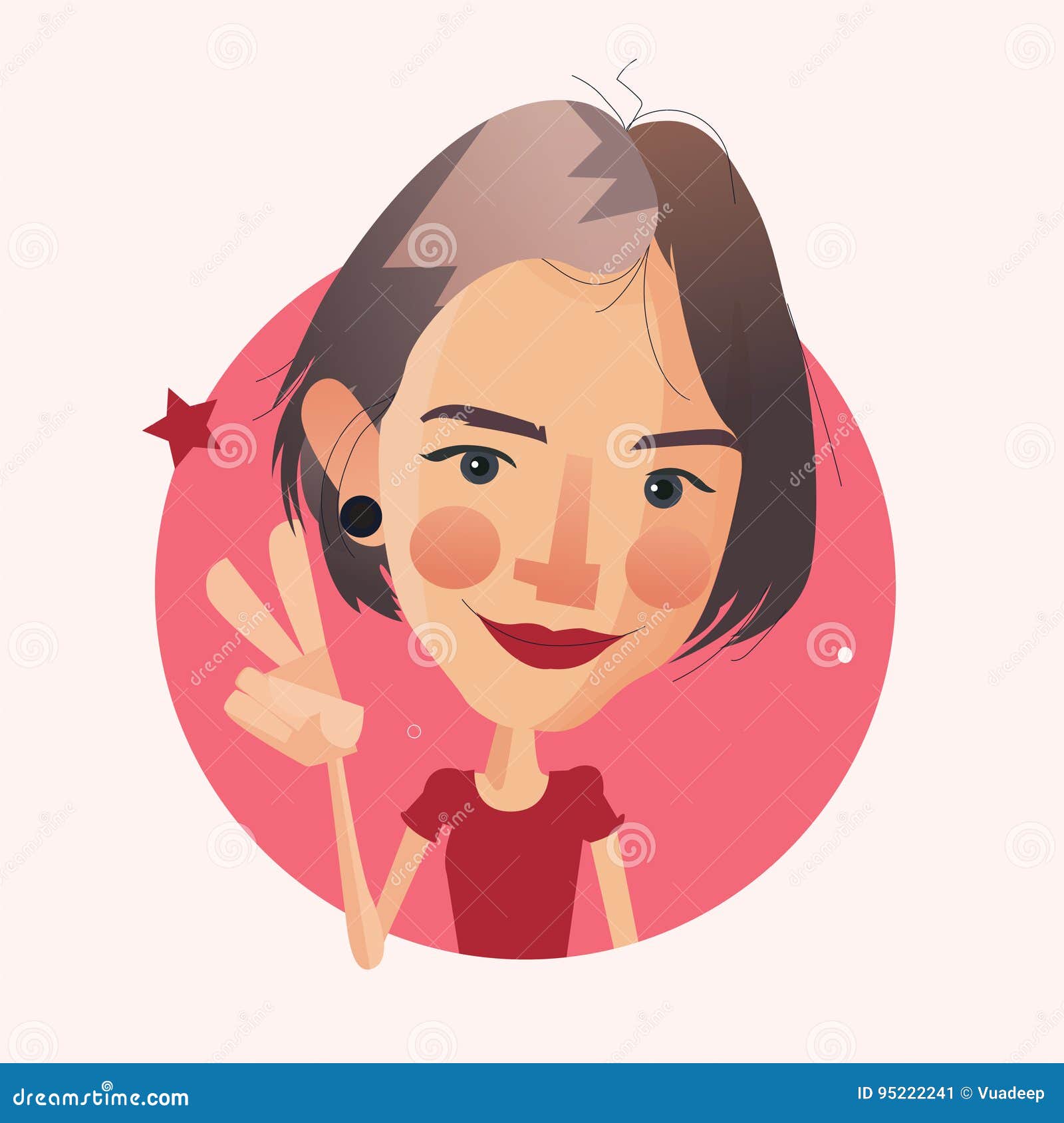 Simple avatar collection stock vector. Illustration of modern - 95222241