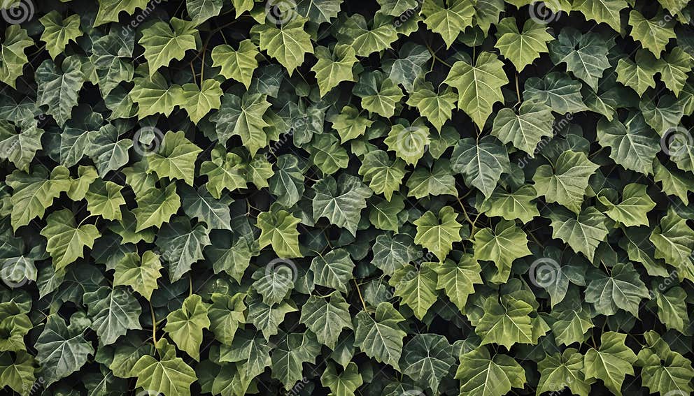 Green Vine Leaves Background. Artistic Simple Background Stock ...
