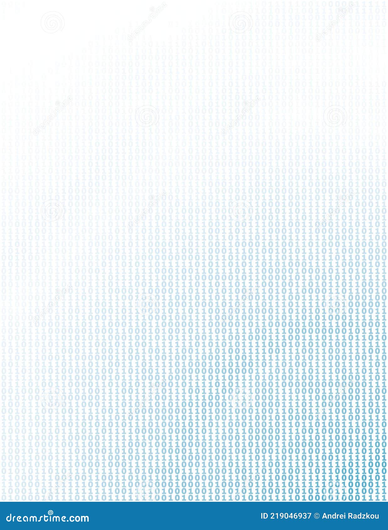 Simple Background With Gradient By Binary Code Vector Pattern Stock 3695