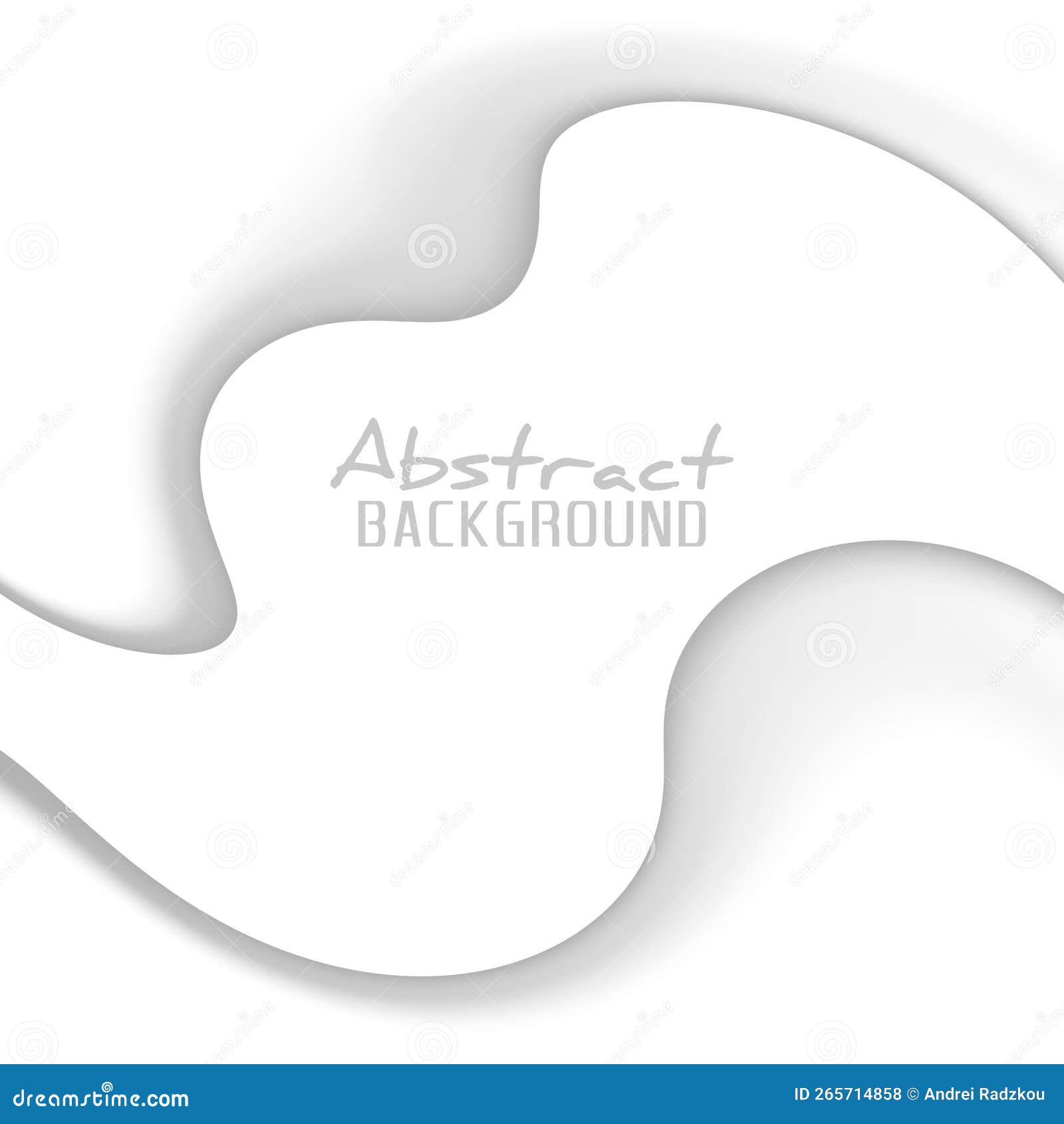 Simple Background with Gray Swirl. Minimal Vector Graphics Stock Vector ...