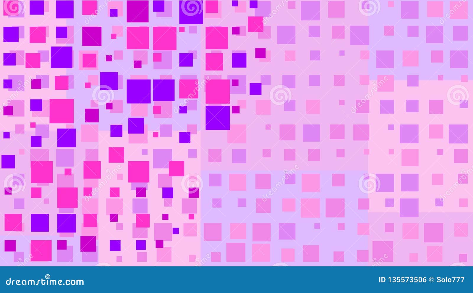 Simple Background with Randomly Colored Cubes - Vector Illustration ...
