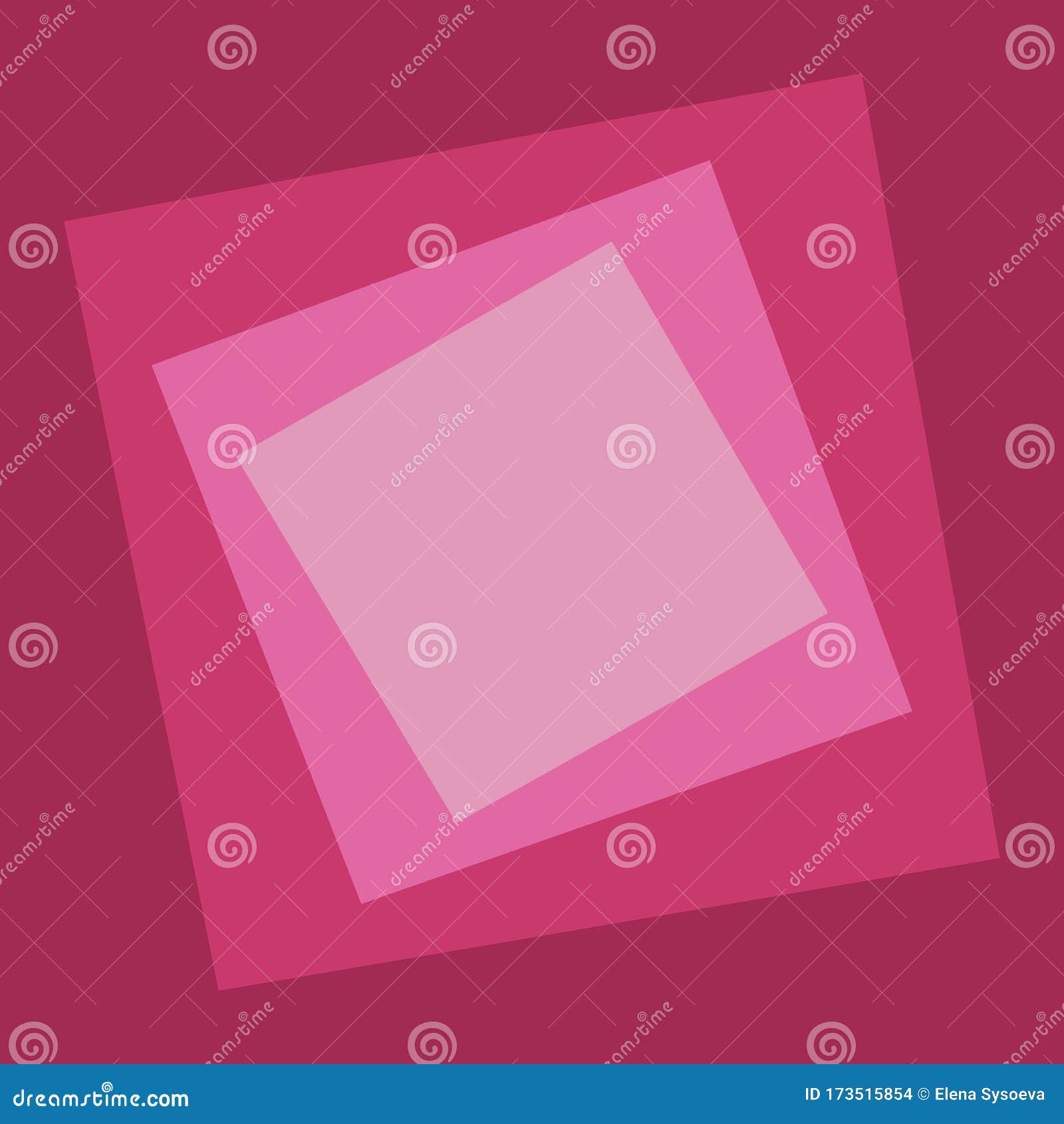 Pink Squares. Simple Geometric Background with a Light Center for Your ...