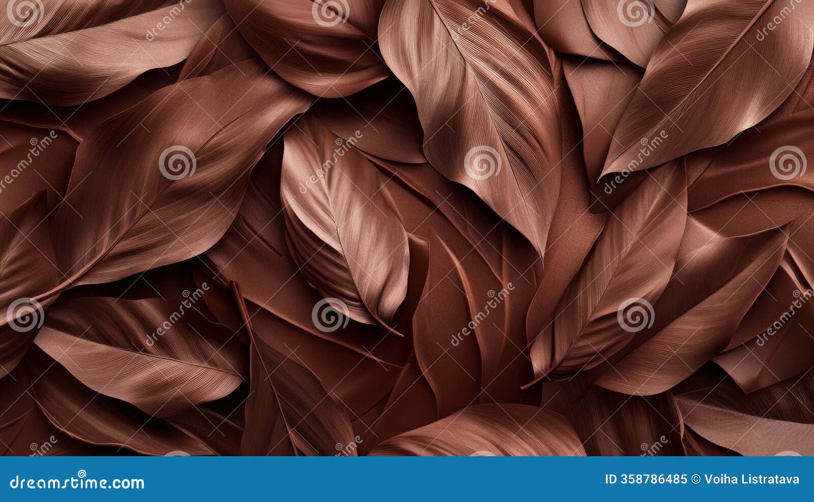 Simple Background with Space for Text from Leaves Close-up in Color of ...