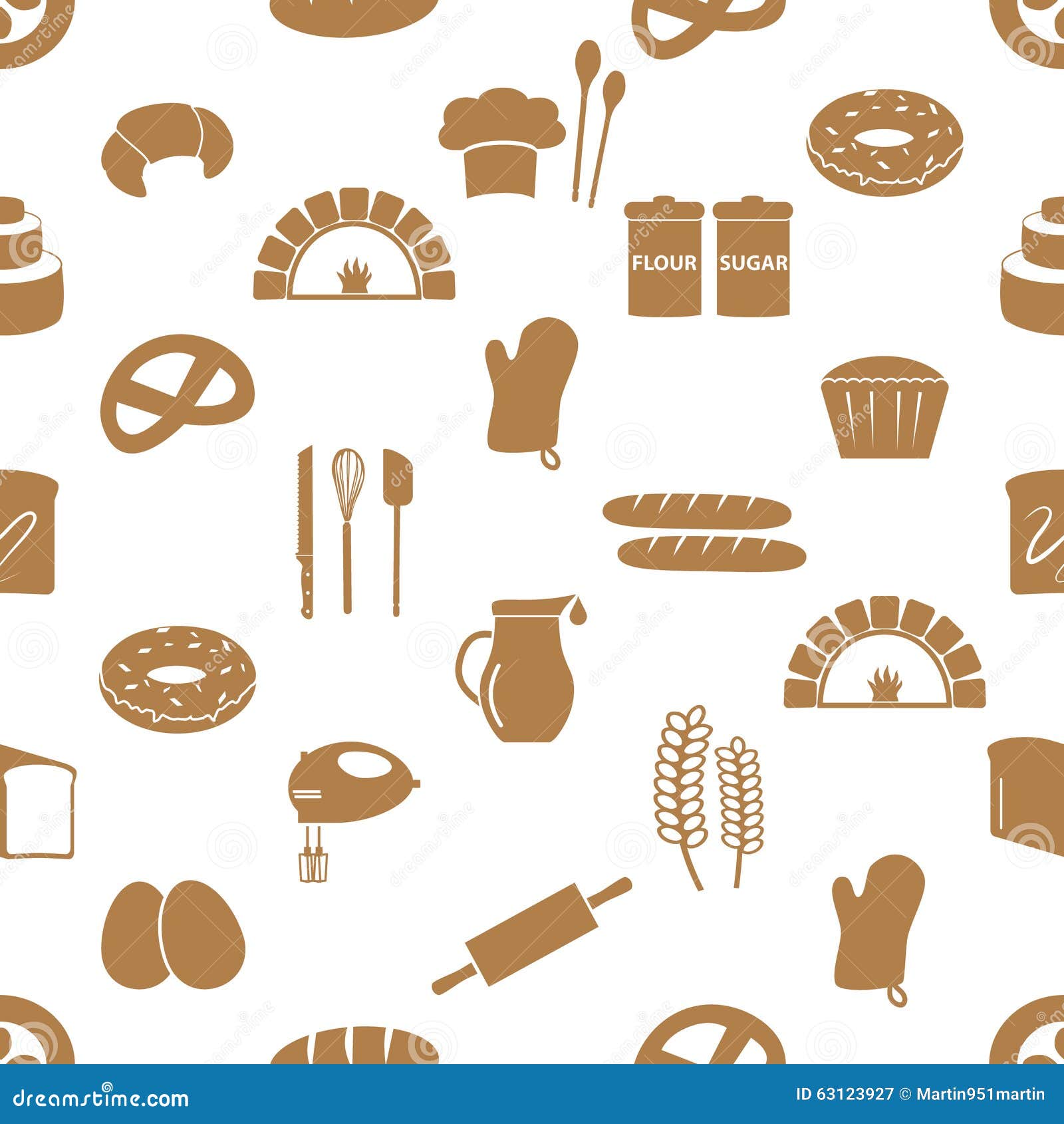 Simple Bakery Icon Logo Set Design. Suitable For Bakeries Bakeries ...