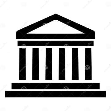 Simple Bank Logo Vector Illustration Stock Illustration - Illustration ...