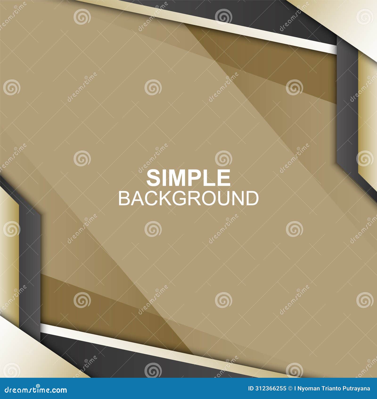 Simple Banner Background. Abstract Stock Vector - Illustration of retro ...
