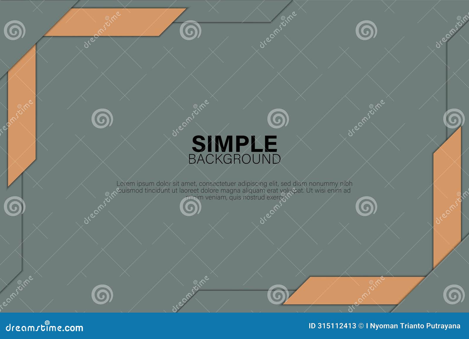 Simple banner background stock vector. Illustration of abstract - 315112413