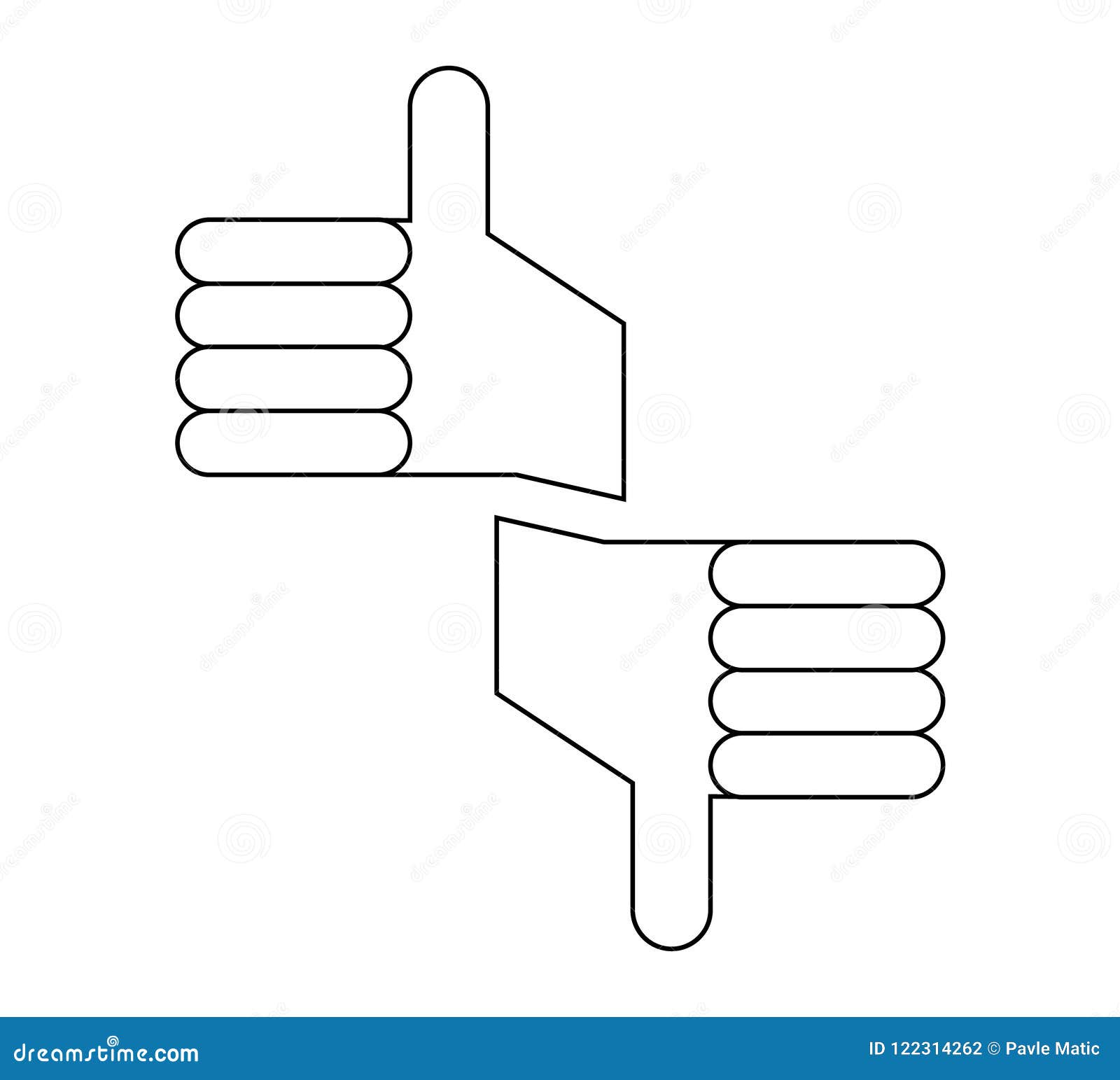 Simple basic like icon stock vector. Illustration of media - 122314262