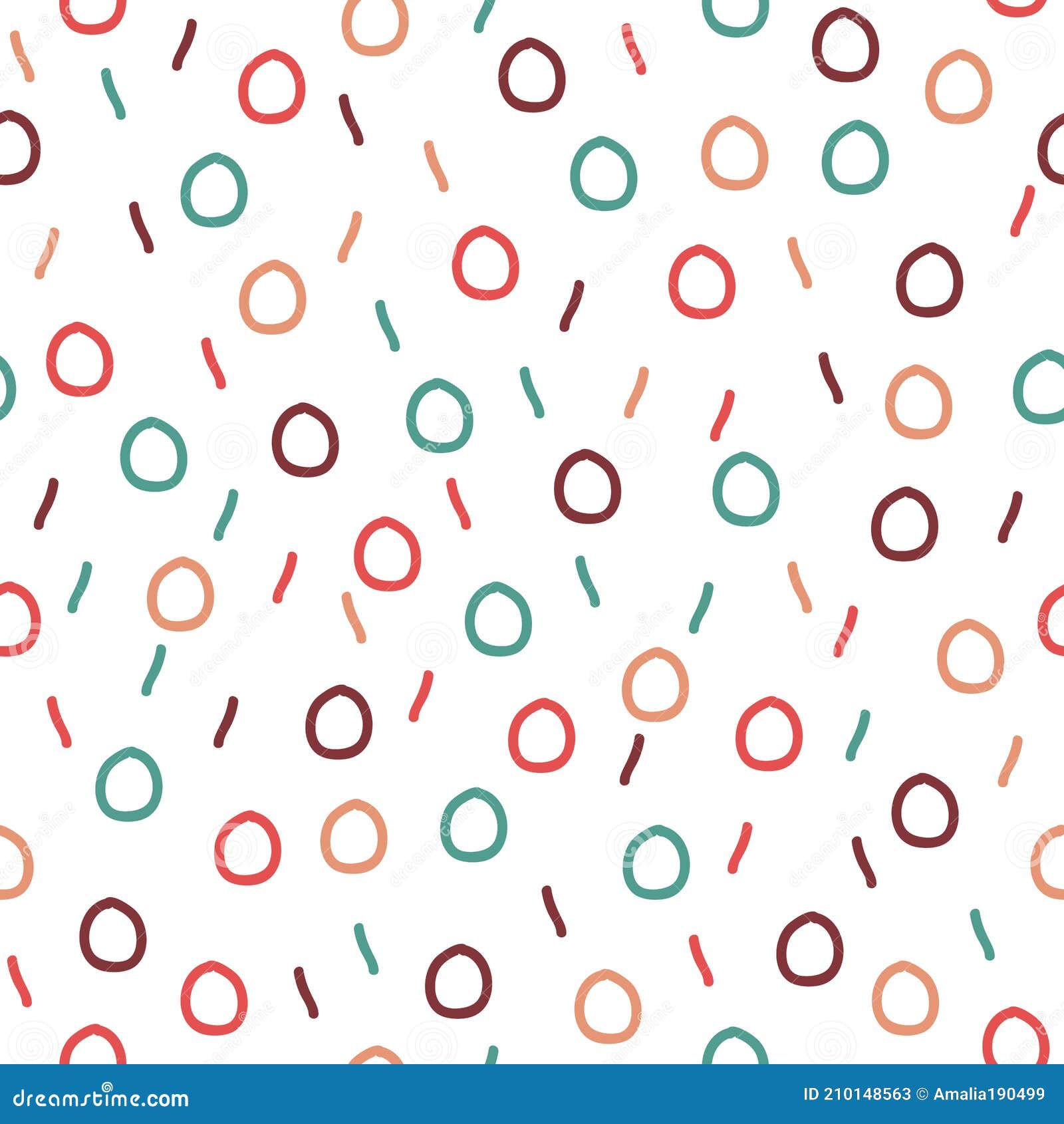 Simple Basic Object Repeat Pattern Design Stock Illustration ...