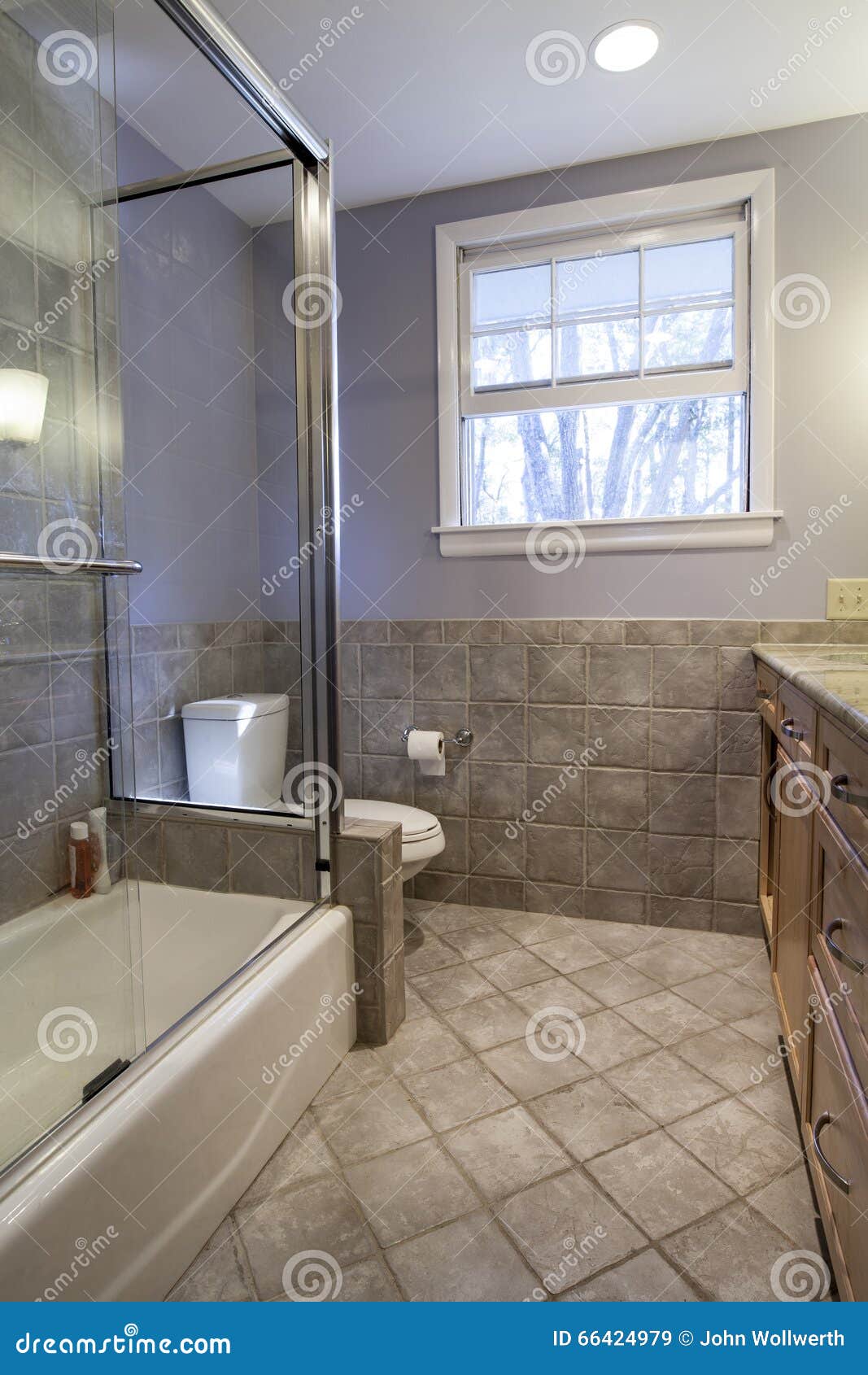 Simple bathroom remodel stock image. Image of american - 66424979